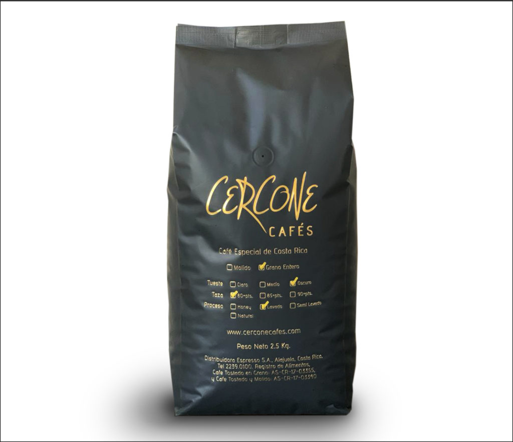 Cercone Cafés, Calidad 80 puntos, bolsa 2,5 kg. - Distribuidora Espresso